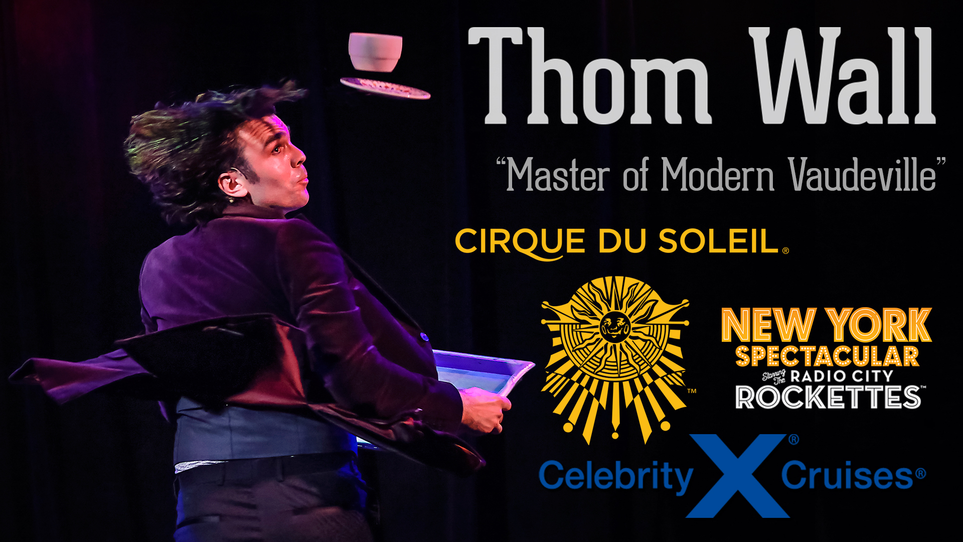 Thom Wall - World Class Entertainment for your next Event!